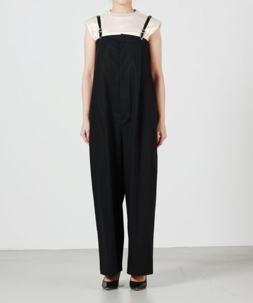 TOGA PULLA(トーガプルラ)】 HIGH TWIST TWILL JUMPSUIT TOGA PULLA(トーガプルラ)】 HIGH TWIST TWILL JUMPSUIT