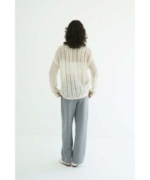 CLANE(クラネ)】 SHEER SHAGGY LOOSE KNIT TOPS｜PARIGOT ONLINE